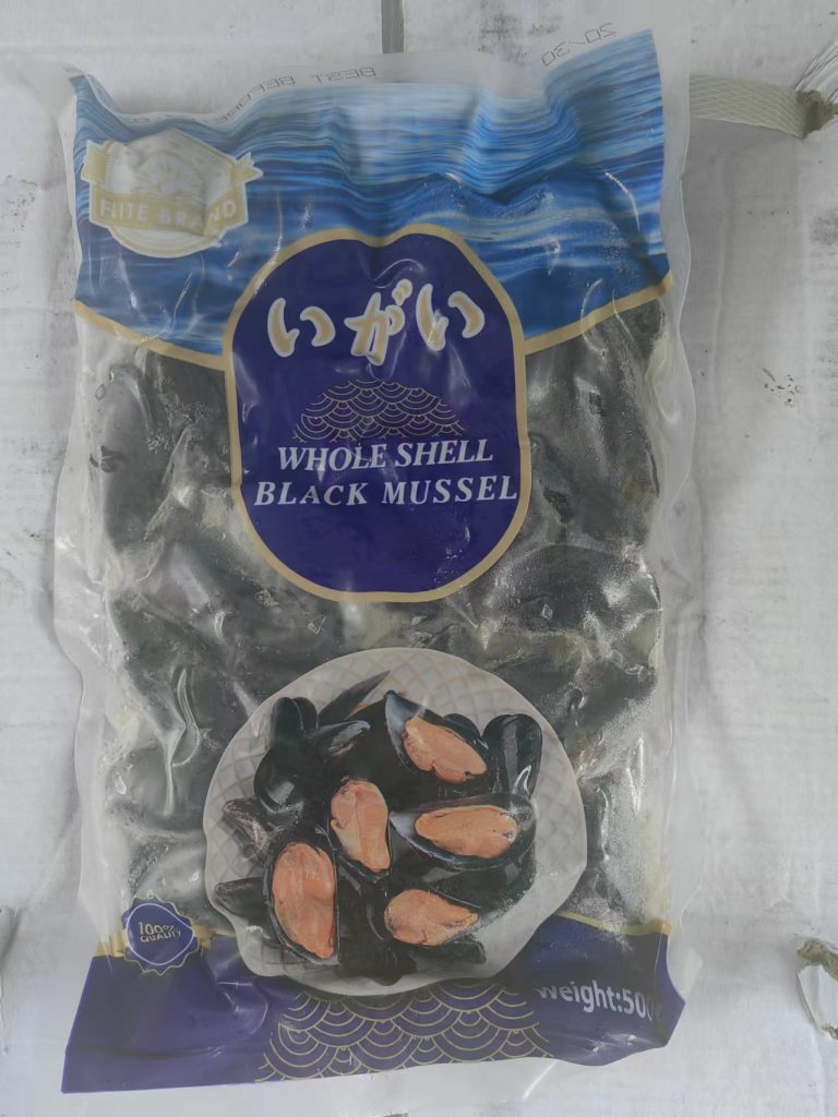Whole Shell Black Mussel - JF Packaging